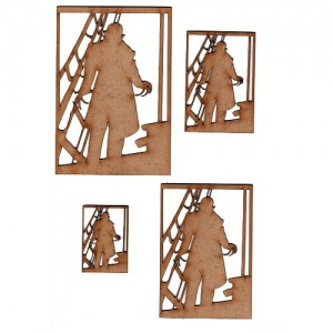 Nosfertu Wood Vampire Shape for altered art and craft projects